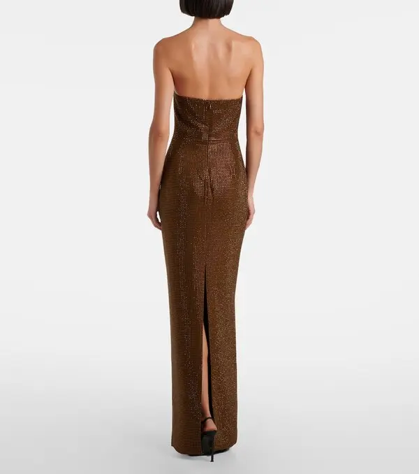Roland Mouret Embellished Strapless Gown
