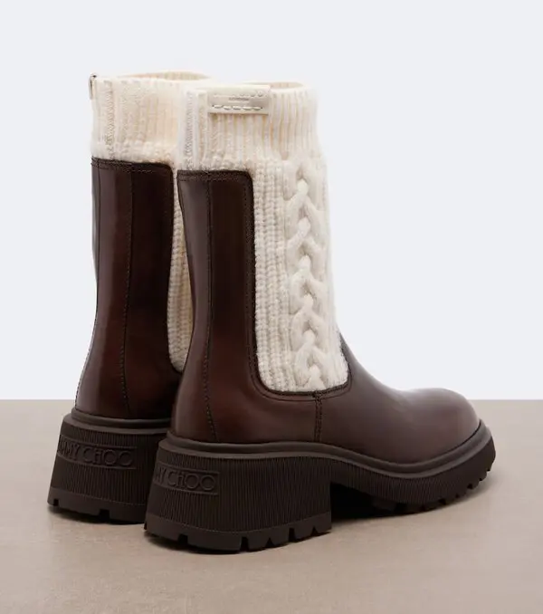 JIMMY CHOO Tamia Ankle Boots - Brown