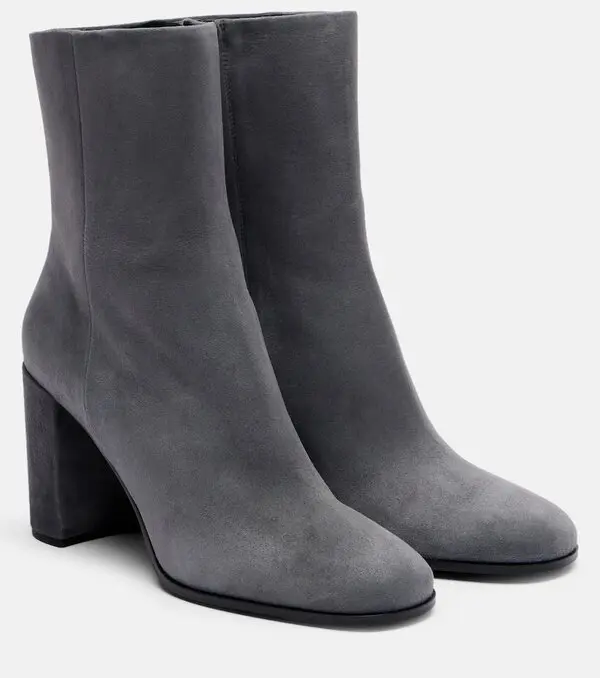 Prada 85 Suede Ankle Boots