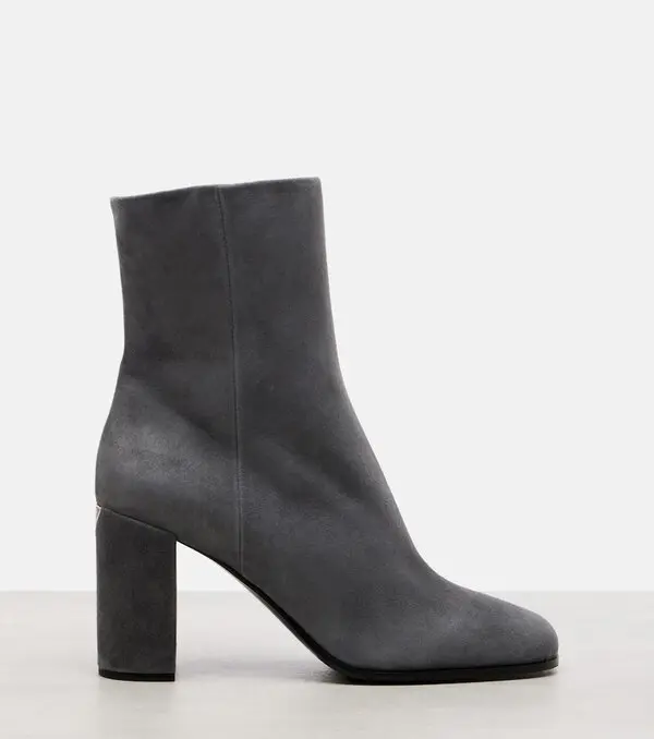 Prada 85 Suede Ankle Boots