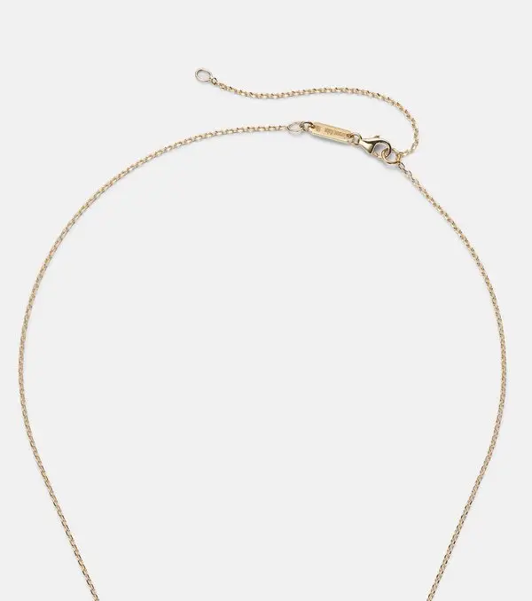 SUZANNE KALAN 18kt Yellow Pendant Necklace With Gemstones
