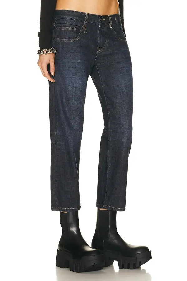 R13 Straight Leg Jeans - Avery Indigo