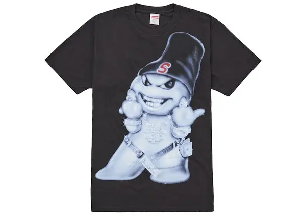 Supreme Snowman Tee Shirt - Black