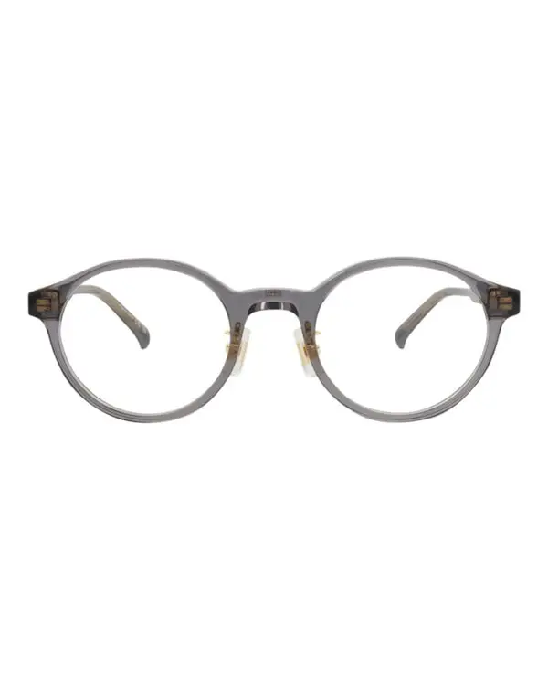 Dunhill Round Frame Recycled Acetate Optical Frames - Grey Grey Transparent (du0053oa/30014067/003)