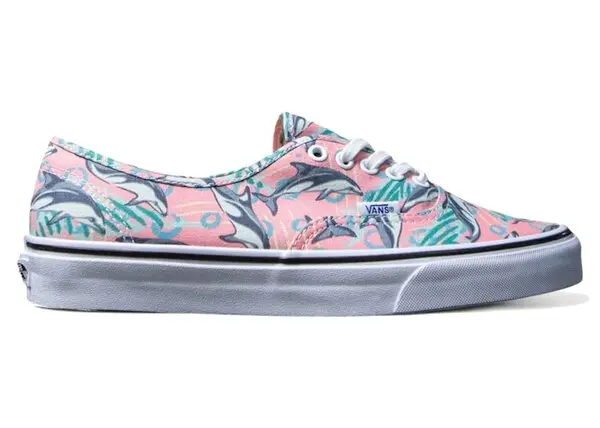 VANS Authentic Dolphinsin Sneakers - Black/desert Flower