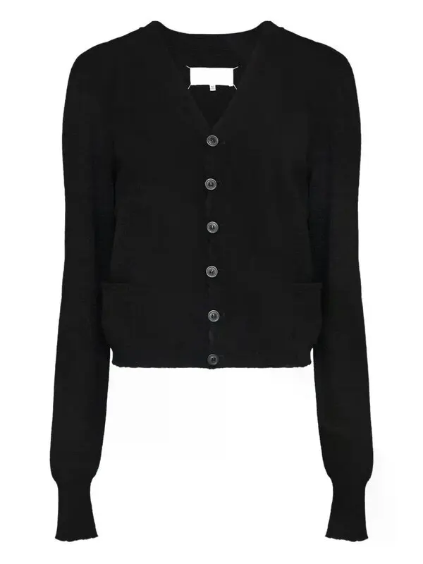 MAISON MARGIELA Wool Cardigan - Black