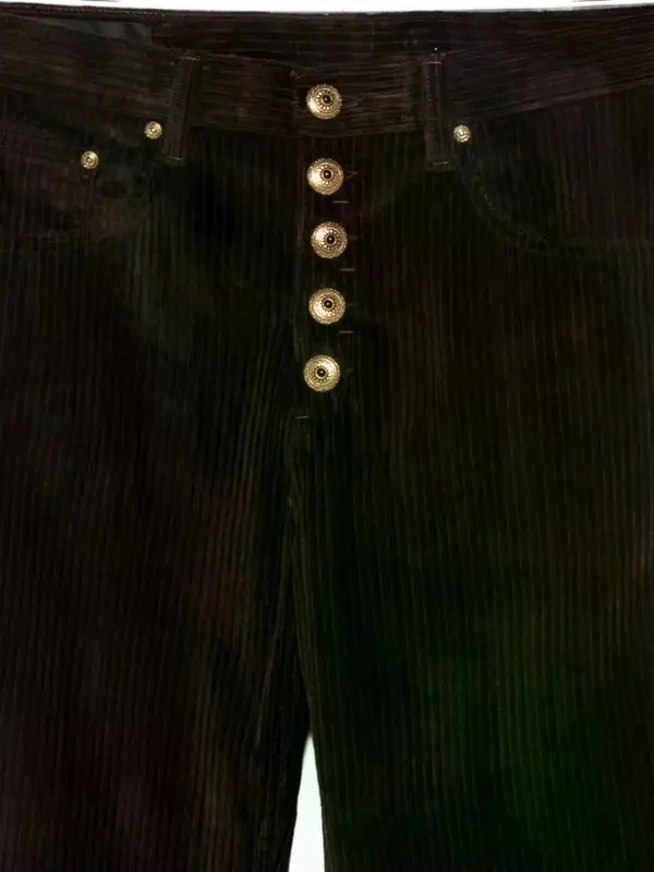 DONDUP Buttoned Corduroy Pants - Brown