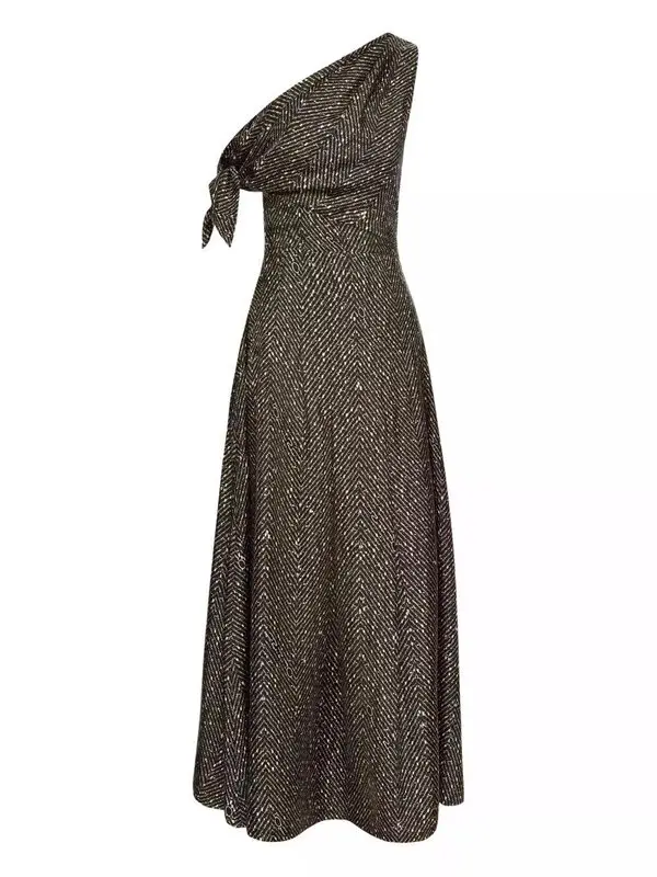 black wedding dress styles Strapless Chevron Maxi Dress Wholesale