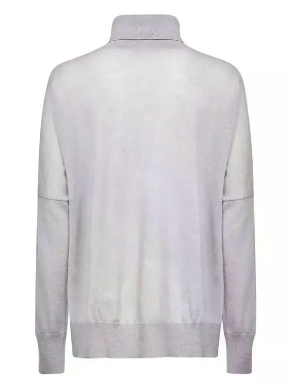 BLANCA VITA Ribbed Turtleneck Sweater