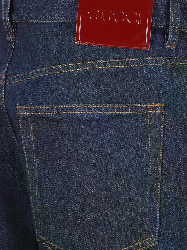Gucci Logo-patch Jeans
