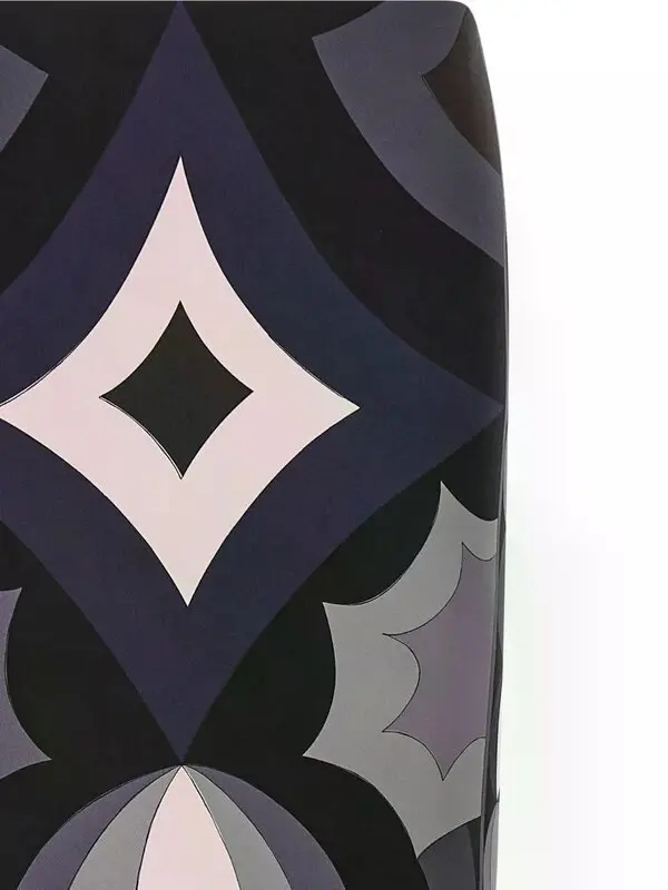 Emilio Pucci Collane-print Pencil Maxi Skirt - Black