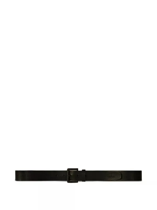 C.P. COMPANY Textured Buckled Belt - Black