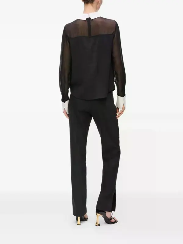 Karl Lagerfeld Sheer-panel Blouse