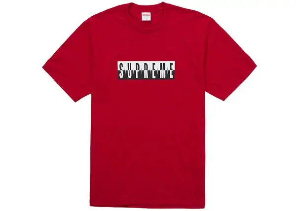 Supreme Split Tee Shirt - Red