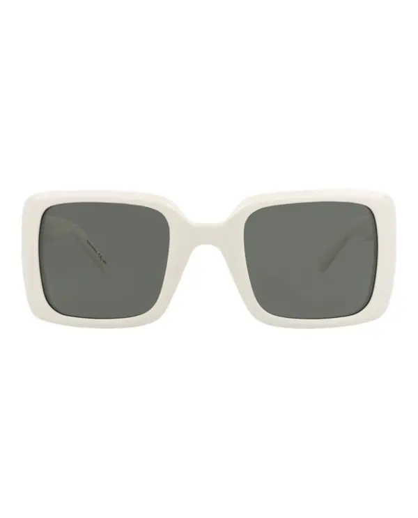 Saint Laurent Square Frame Acetate Sunglasses - Ivory Ivory Grey (sl497/30011872/005)