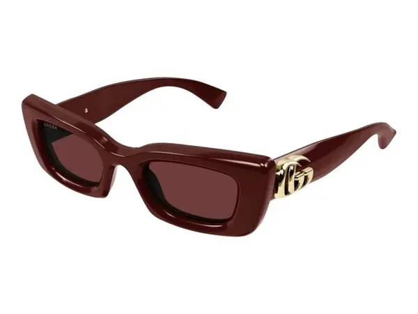 Gucci Cat Eye Sunglasses - Burgundy Brown (gg1827s/003)