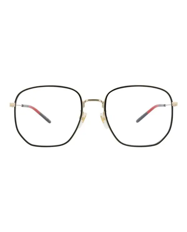 Gucci Square-frame Metal Optical Frames - Gold Gold Transparent (gg1197oa/30013454/003)