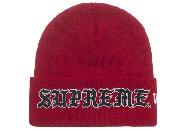 Supreme Old English Beanie - Red