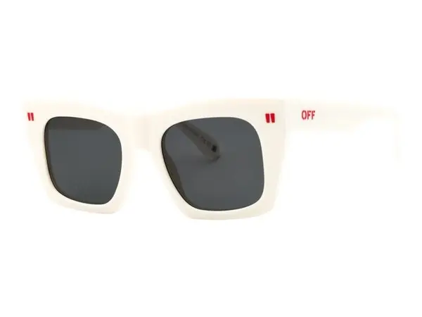Off-White Selma Sunglasses - White Dark Grey (oeri13ys25pla0010107)