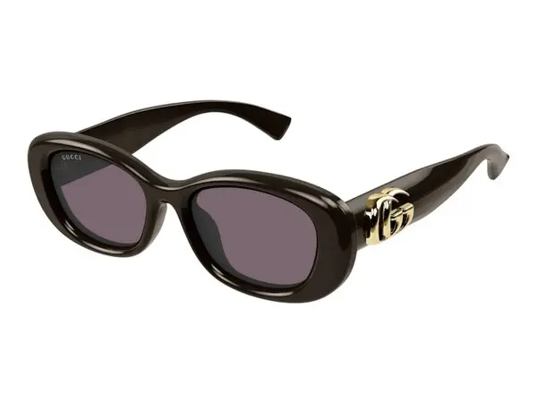 Gucci Round Frame Sunglasses - Brown Violet (gg1829sk/004)