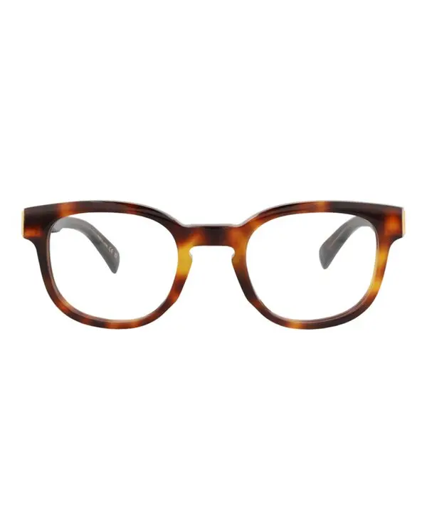Dunhill Round Acetate Optical Frames - Havana Havana Transparent (du0003o/30009670/002)