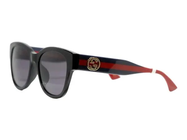 Gucci Round Frame Sunglasses - Black Blue Violet (gg1866sk/004)