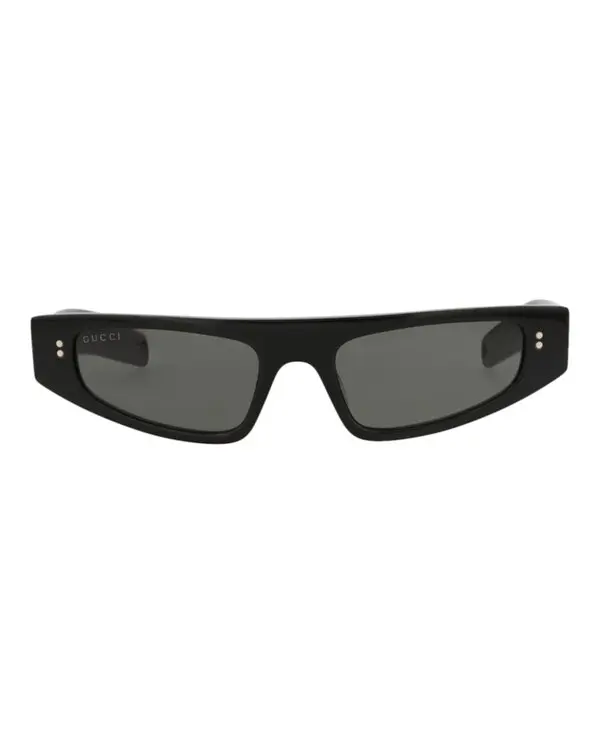 Gucci Cat Eye Frame Recycled Acetate Sunglasses - Black Black Grey (gg1634s/30014927/003)
