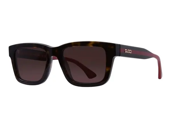 Gucci Square Frame Sunglasses - Havana Brown (gg1869s/002)