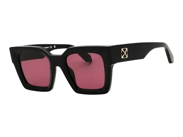 Off-White Jackson Sunglasses - Black Burgundy (oeri13ic99pla0011028)