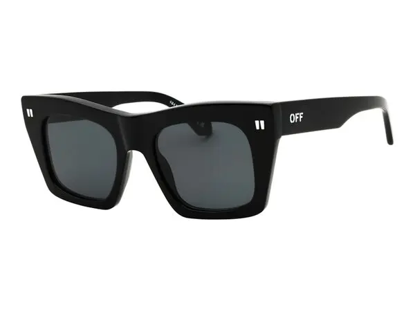 Off-White Selma Sunglasses - Black Dark Grey (oeri13ys25pla0011007)