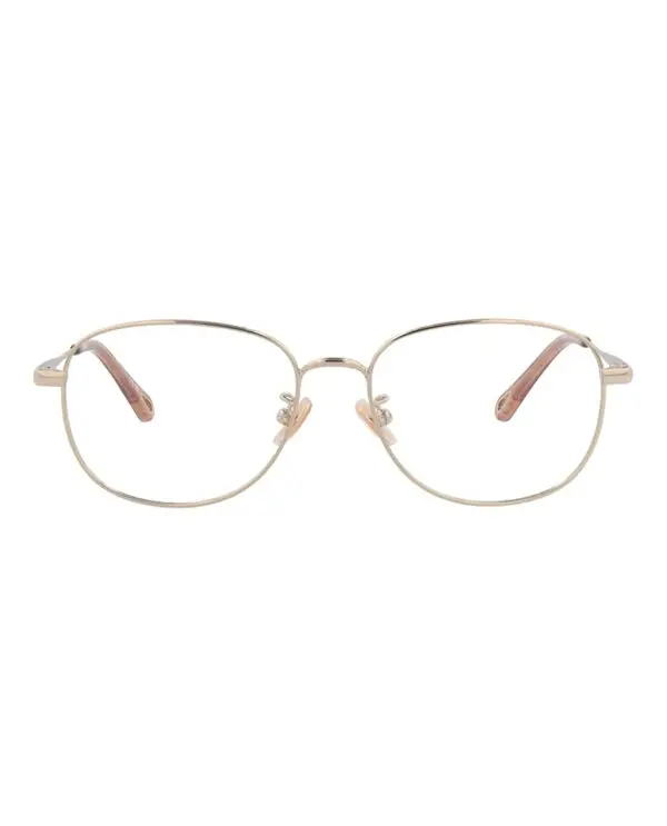 Chloé Round-frame Metal Optical Frames - Gold Gold Transparent (ch0213oa/30014674/003)