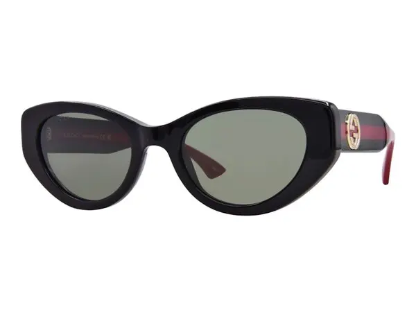 Gucci Cat Eye Sunglasses - Havana Green (gg1862s/001)