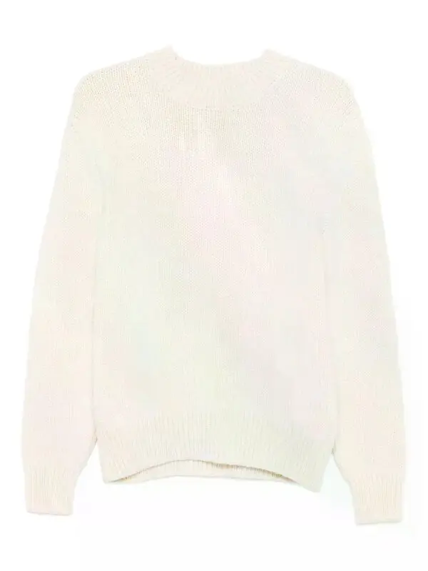 Sunspel Crew-neck Wool Sweater - Neutrals