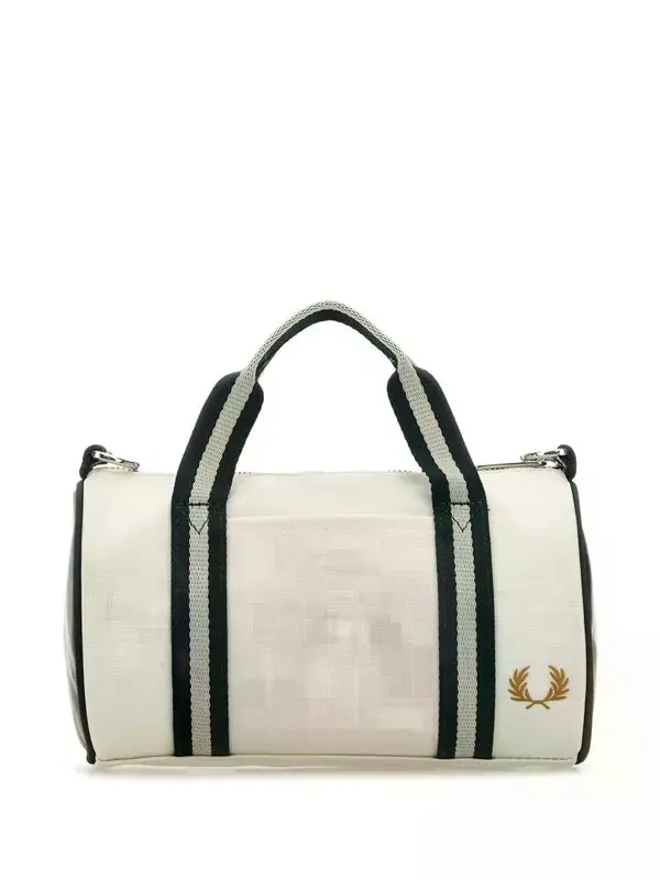 Fred Perry Mini Cylindrical Tote Bag - White