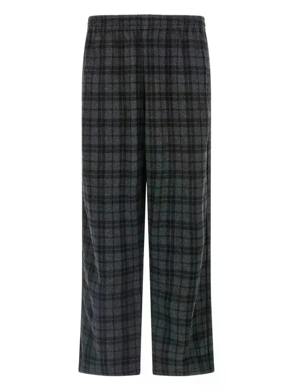 WILLY CHAVARRIA Ruff Rider Check-pattern Trousers