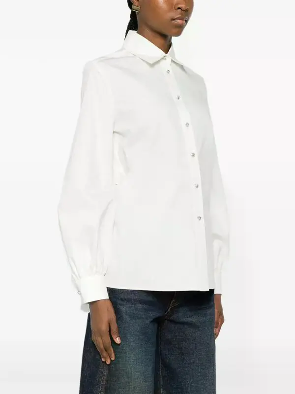 Max Mara Cut-out Layered Shirt