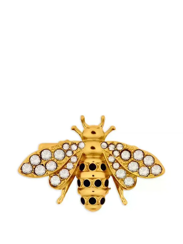 Oscar De La Renta Embellished Bee Hair Clip - Gold