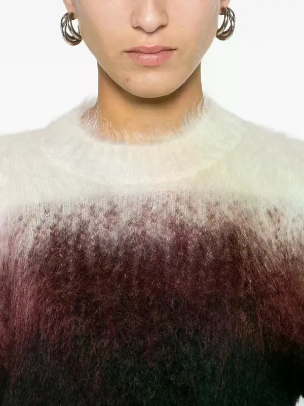 JIL SANDER Ombré-effect Sweater - Red
