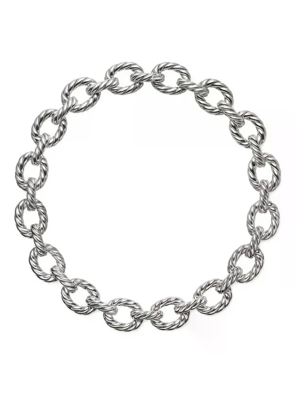 David Yurman Sterling Oval-link Necklace - Silver