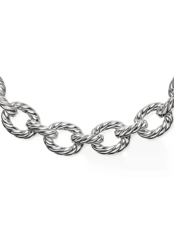 David Yurman Sterling Oval-link Necklace