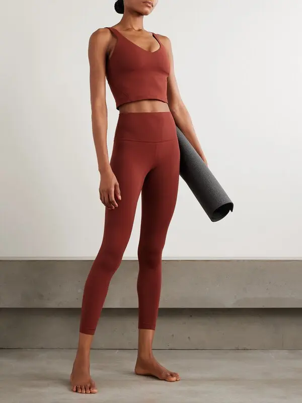 Lululemon Align Nulu Cropped Tank - Burgundy