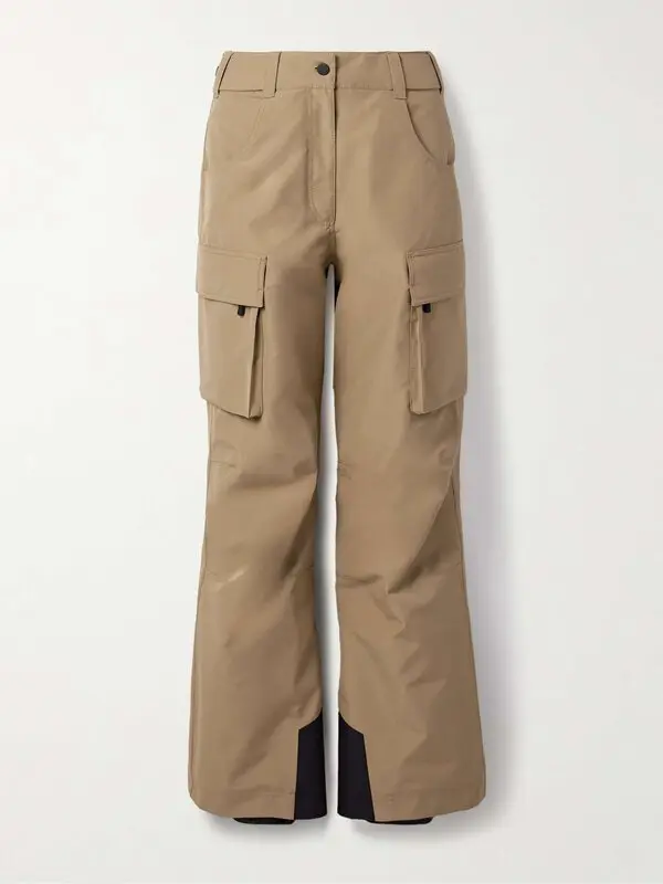 Moncler Wide-leg Ski Pants - Tan