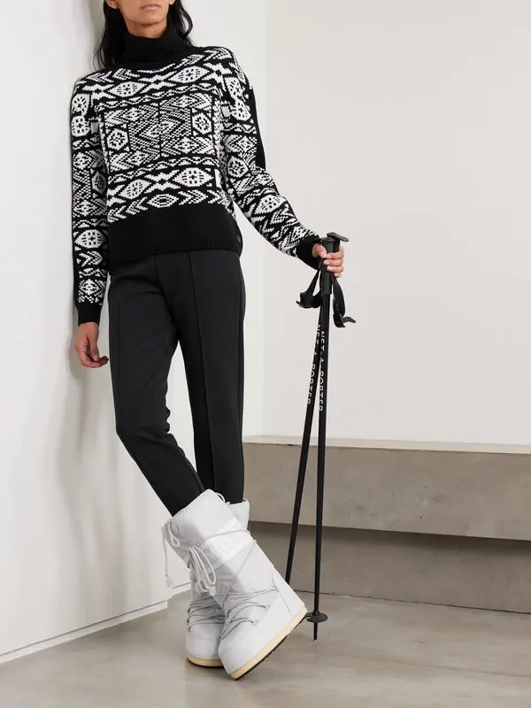 Bogner Elaine Stretch Stirrup Ski Pants - Black
