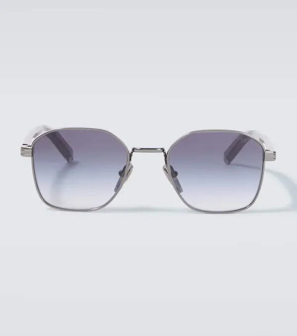 Prada Square Frame Sunglasses - Silver