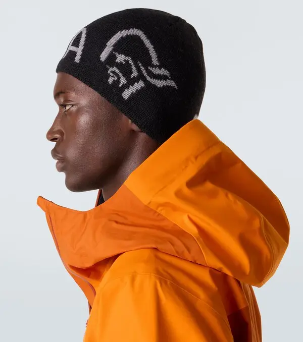 NORRONA Logo Wool Beanie