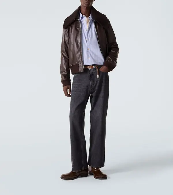 Our Legacy Beyond Striped Cotton Poplin Shirt