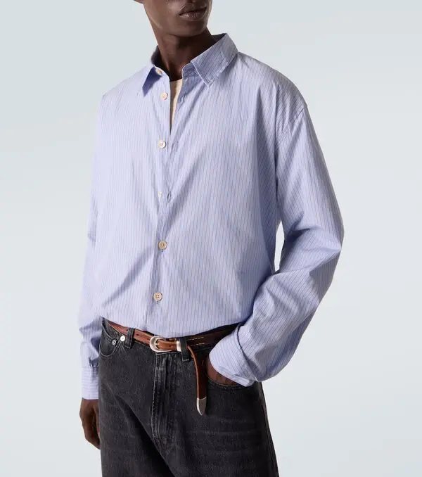 Our Legacy Beyond Striped Cotton Poplin Shirt
