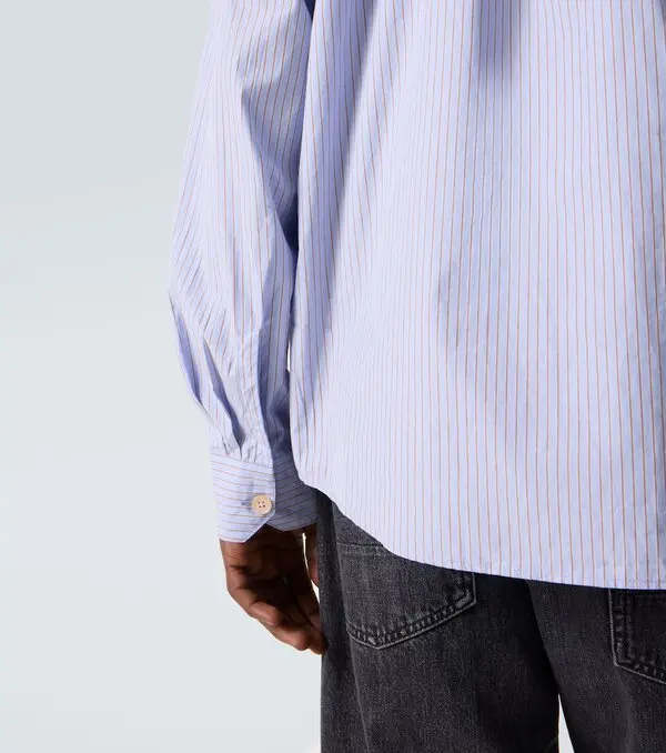 Our Legacy Beyond Striped Cotton Poplin Shirt