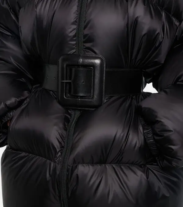 Balenciaga Hourglass Belted Down Jacket