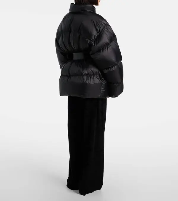 Balenciaga Hourglass Belted Down Jacket
